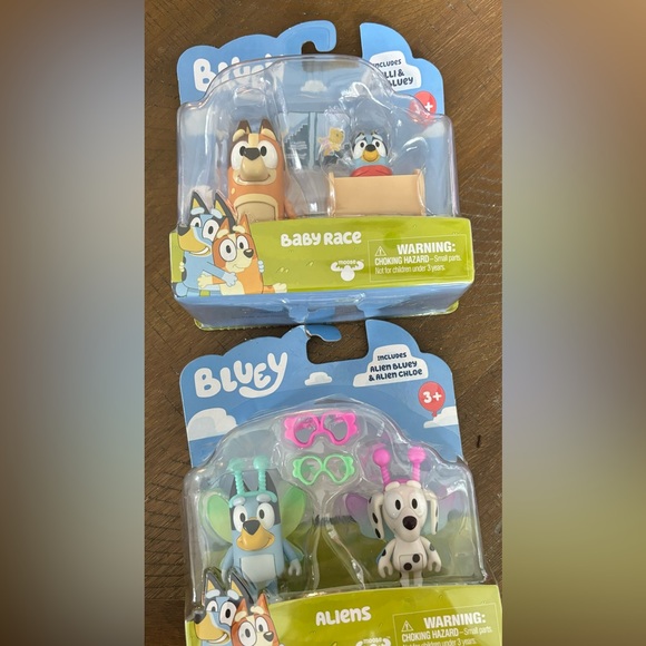 Bluey | Toys | Bundle Of 2 Bluey Character Sets New In Box Chilli Bluey ...